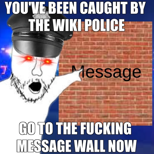 GO TO THE FUCKING MESSAGE WALL!!111 | Fandom