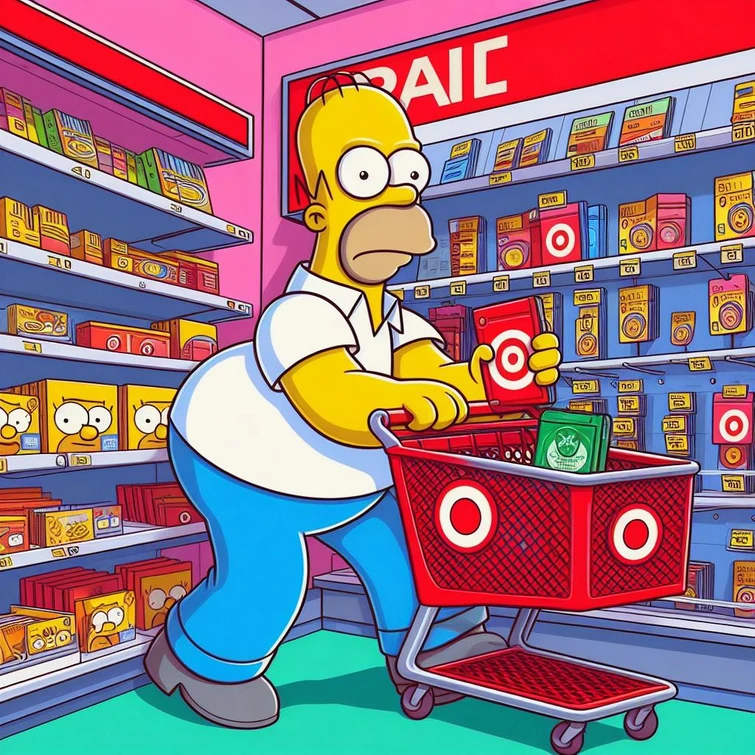 Ai Art of Homer Shoplifting at Target | Fandom