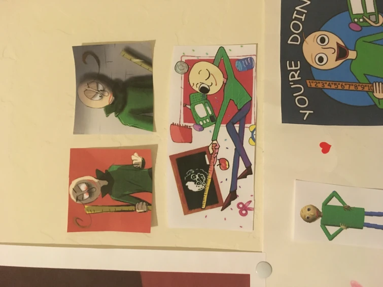 I updated my Baldi Pictures Wall | Fandom