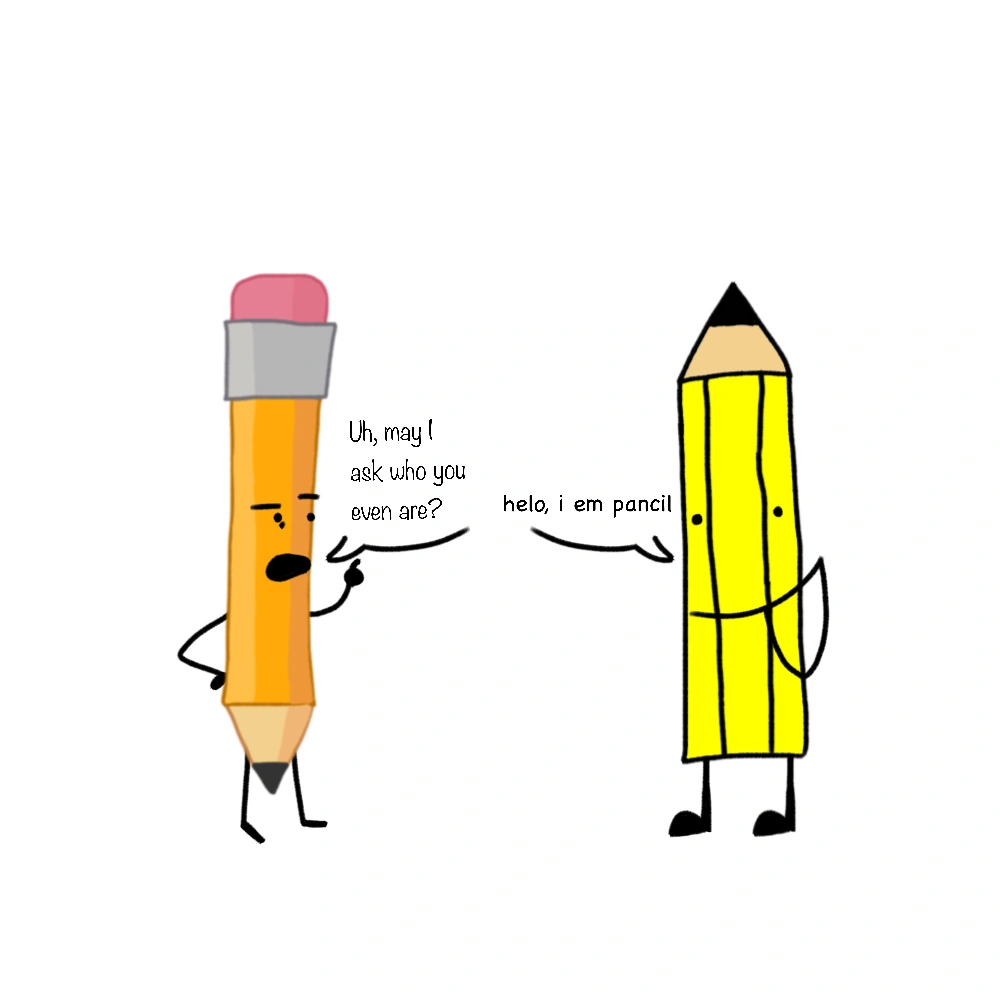 testing my fanmade pencil assets | Fandom