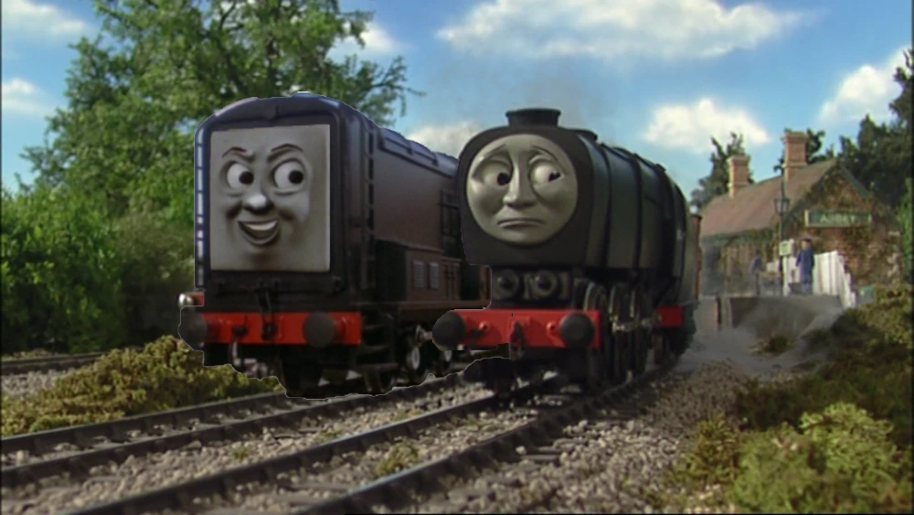 Diesel Bullying Neville in Thomas And The New Engine | Fandom