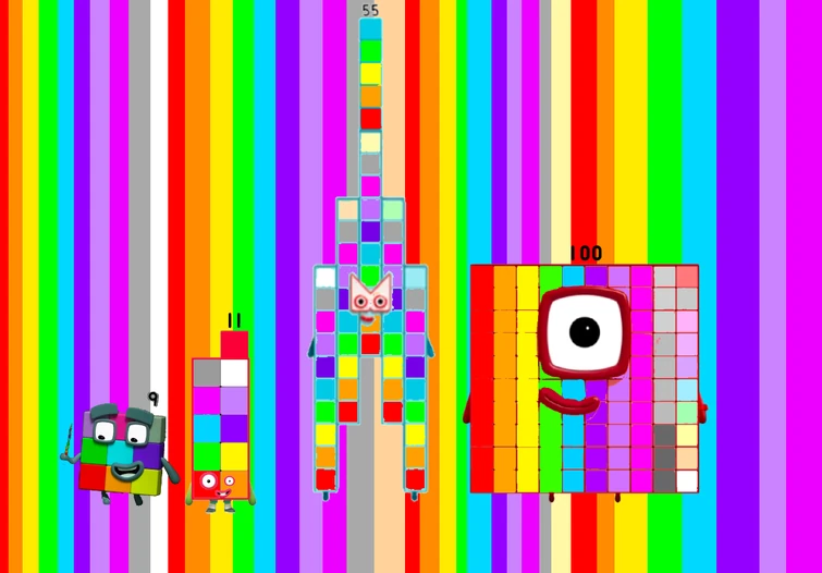 Imagine a different universe where all Numberblocks are rainbows | Fandom