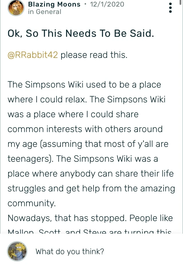 A moment of appreciation. | Fandom