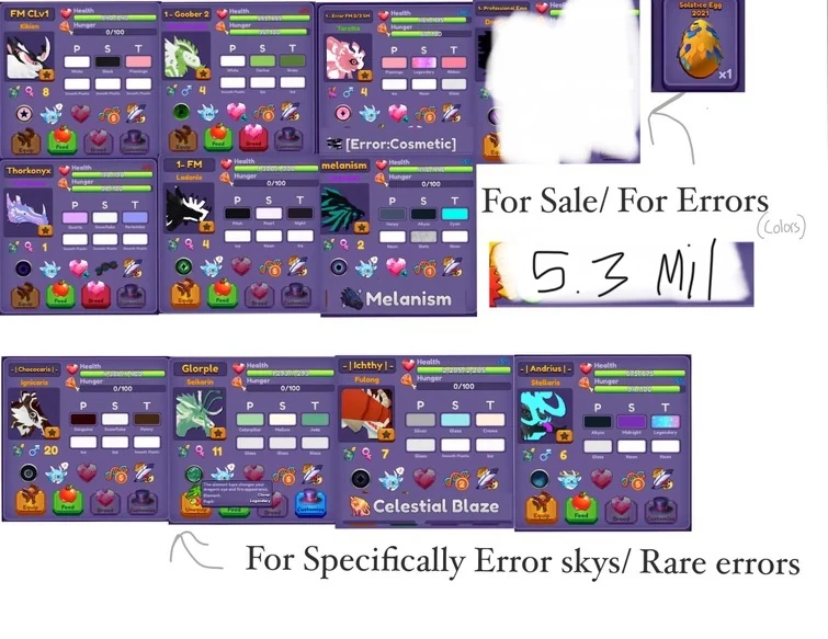 LF: Errors + Trading stuff :3 | Fandom