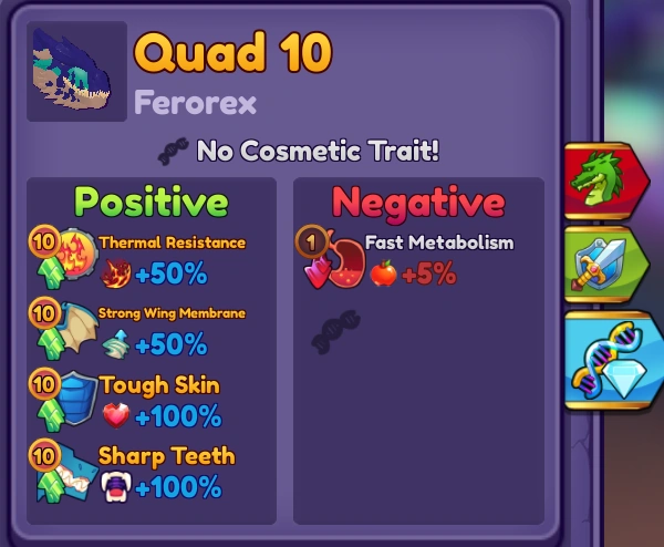 who has a quad t10 fero they can breed with mine? *CAN CHANGE GENDER ...
