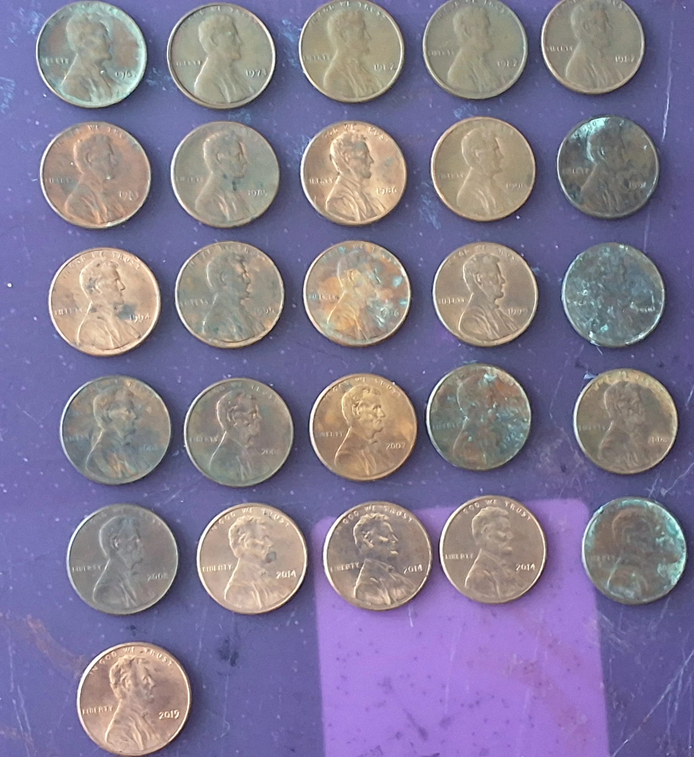 Would any of these no mint mark pennies be worth anything? I sorted ...