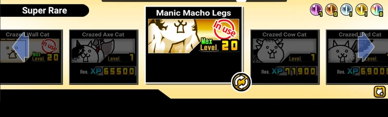 manic macho legs 2 days after unlocking it :D | Fandom