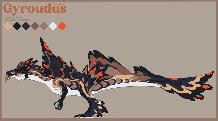 Gyroudus fan-made redesign | Fandom