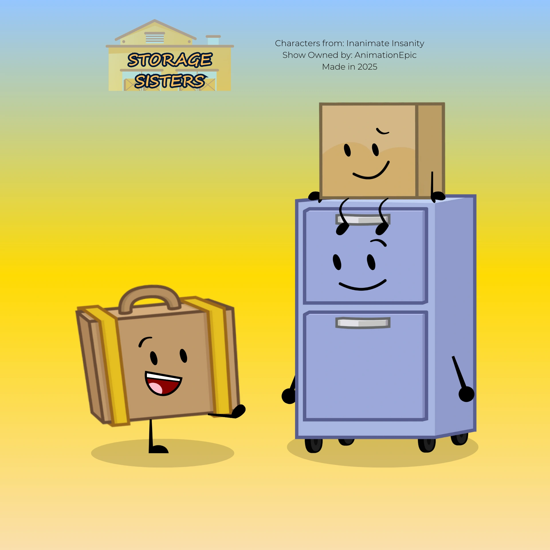 Cabby, Suitcase, and Box dynamic fan-art (Alternate Version as a Bonus ...