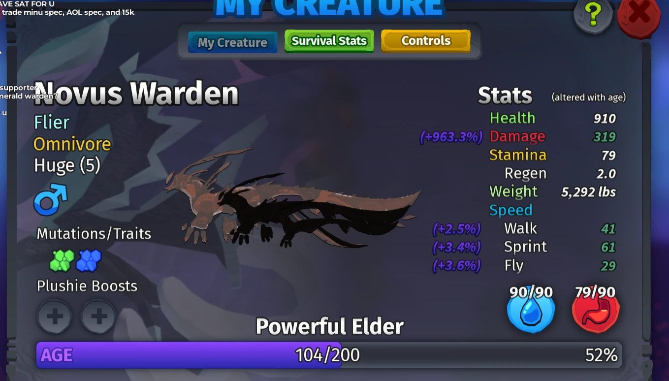 this is...the most damage a novus can do without traits/blood moon ...