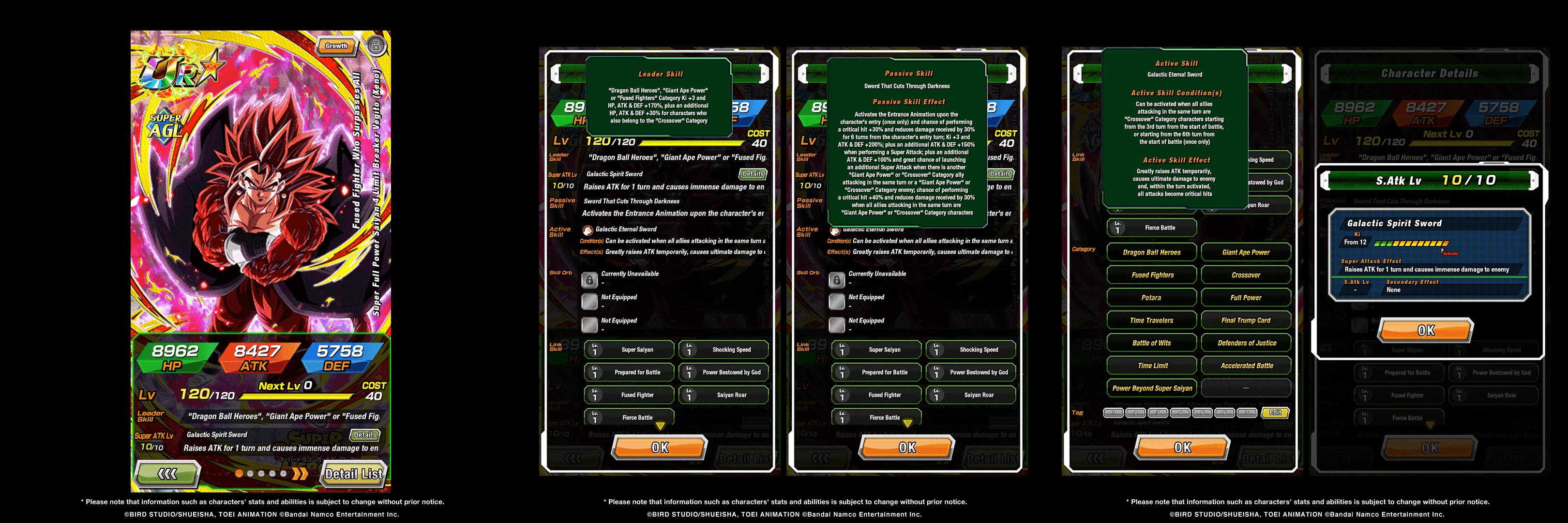 New SDBH units details! | Fandom