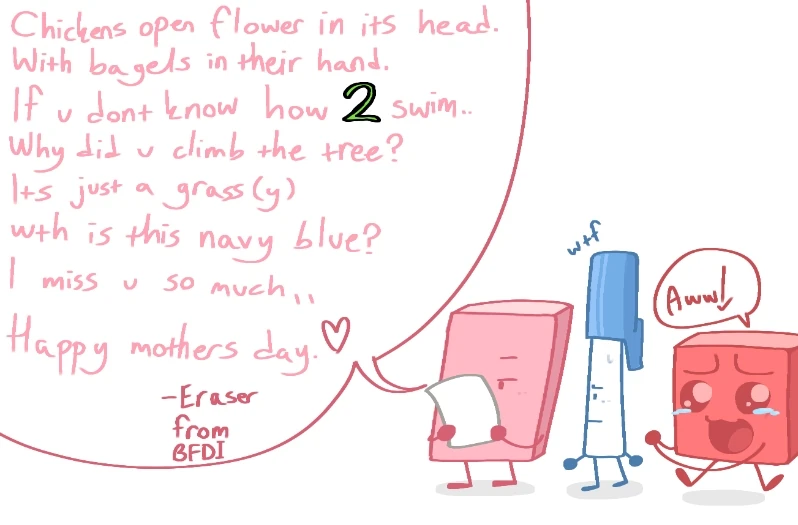 Eraser has a poem to give to u!!11! | Fandom
