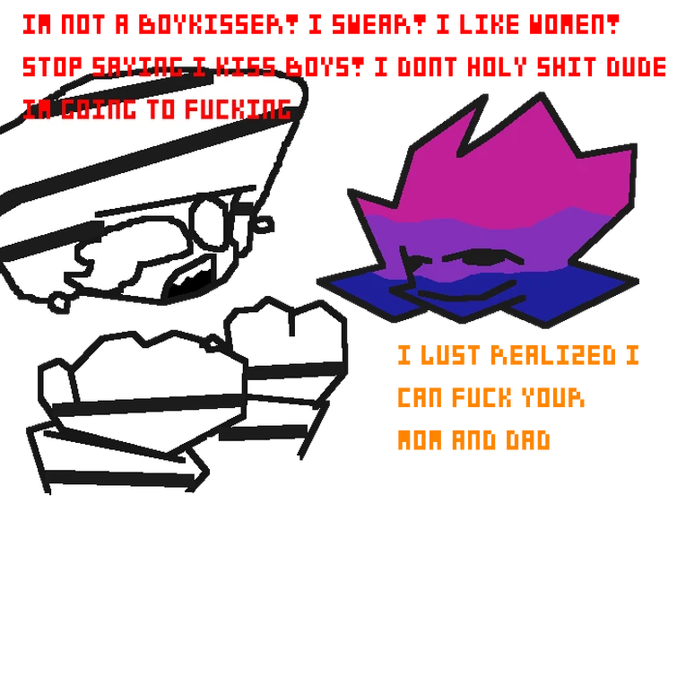 Crift and Kindling in their sexuality colors | Fandom