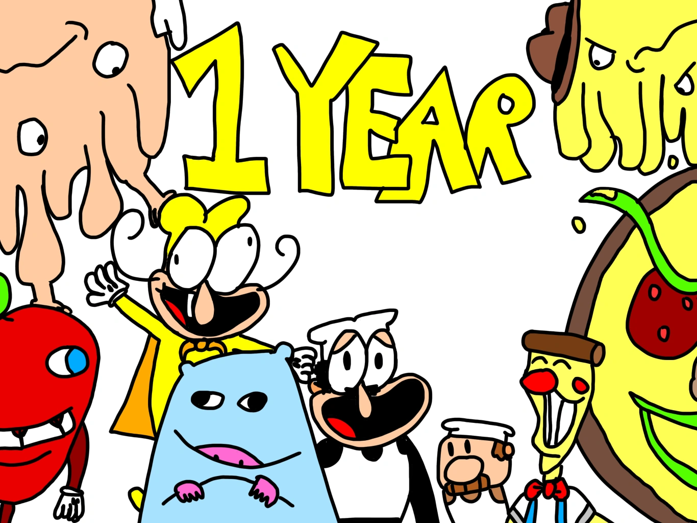 YIPEE the funny pizza game 1 year YIPEE yay hip hip hooray have some ...
