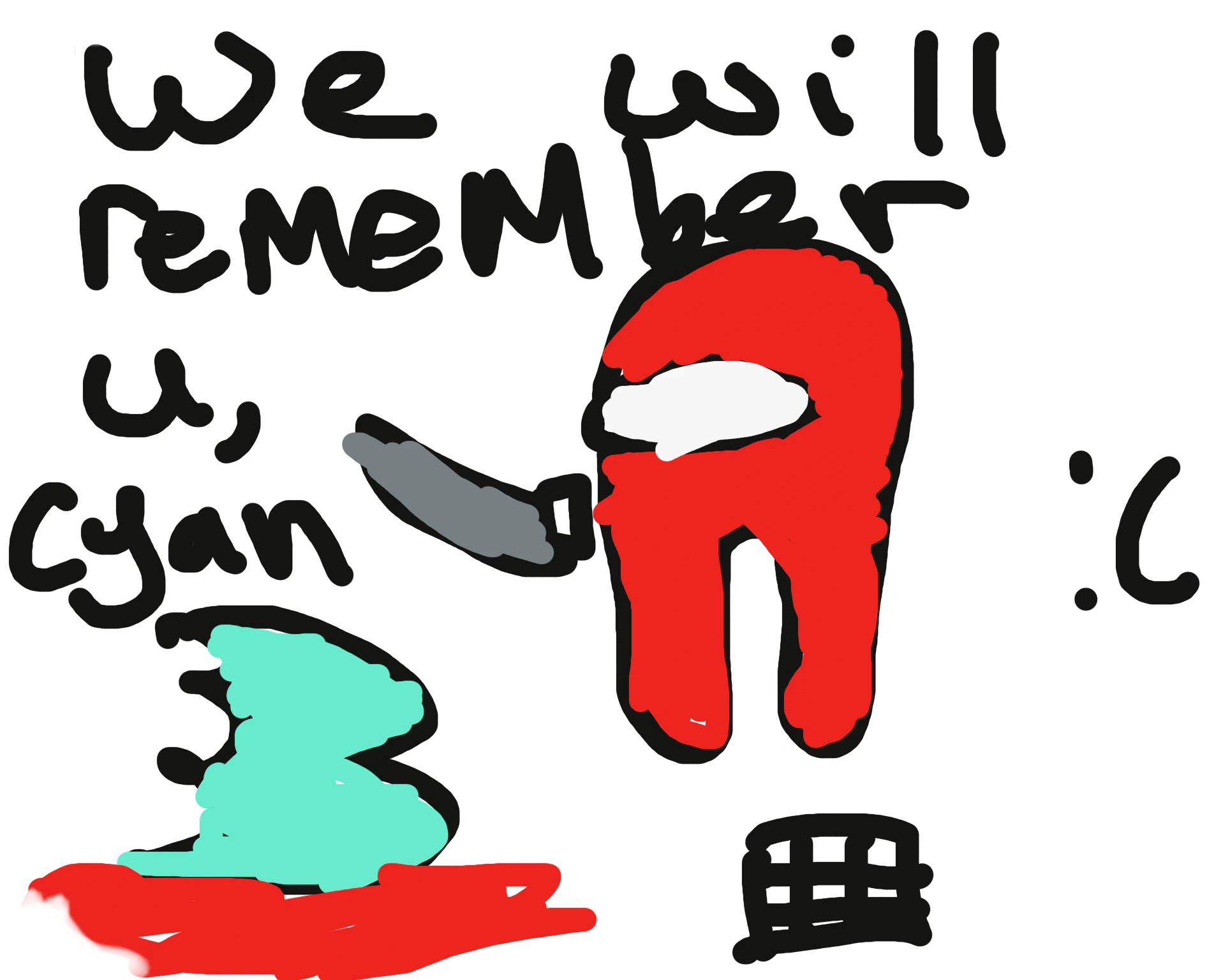 Red has killed cyan...again :( | Fandom