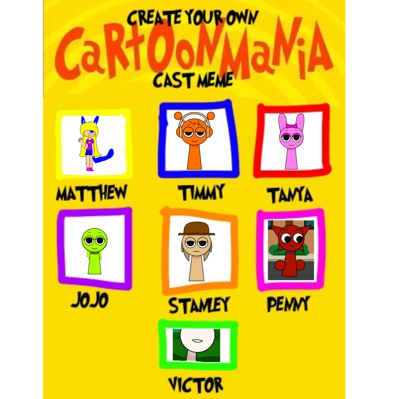 Cartoonmania cast meme | Fandom