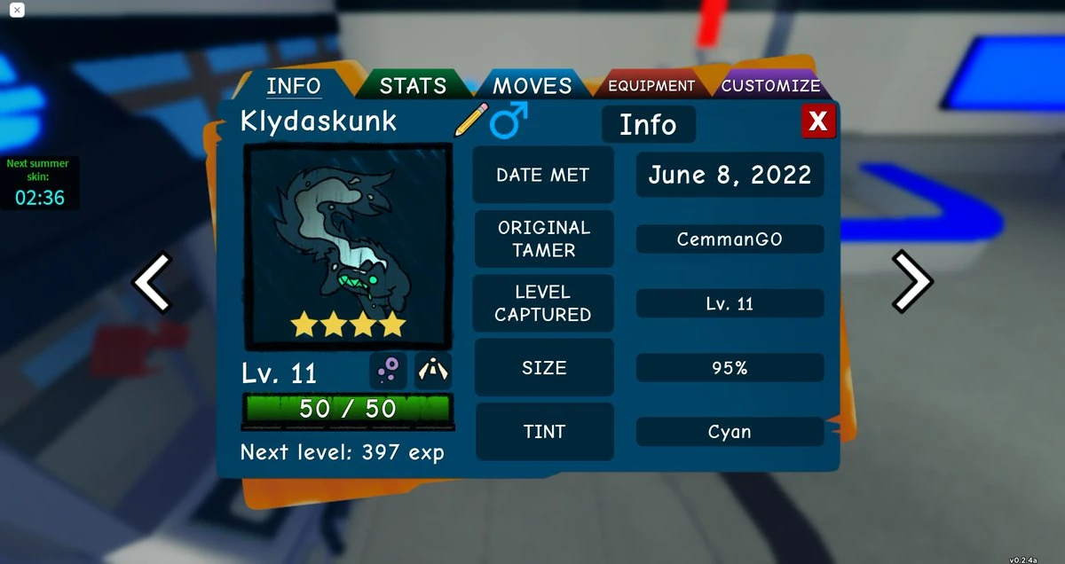 The perfect Klydaskunk for blue clan! | Fandom