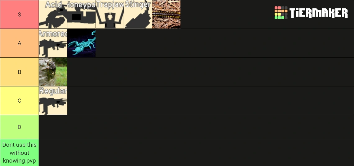 Tier list of ant wars with my suggestions | Fandom