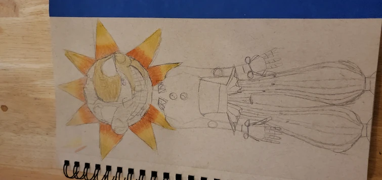 Sundrop fanart progress update: coloring (head is now done) | Fandom