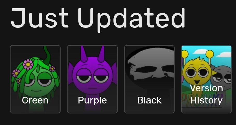 Ahh yes, my favorite characters among the updated. Version history | Fandom