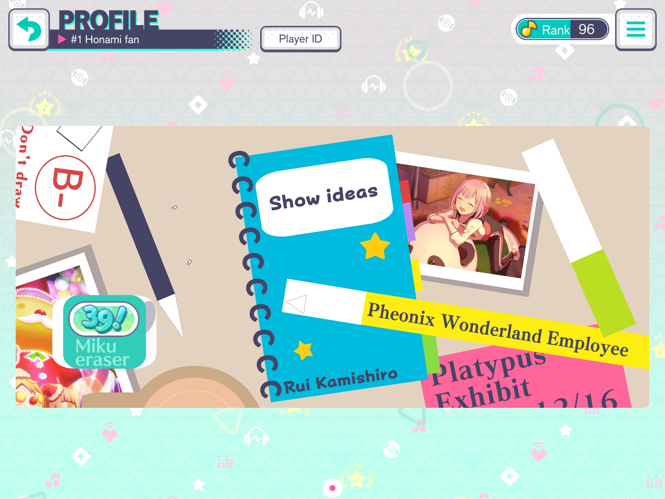 Do you guys like my Rui themed profile? I’m still working on other ...