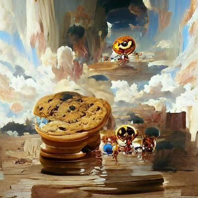 so I asked an ai art generator to make an art that is titled cookie run ...