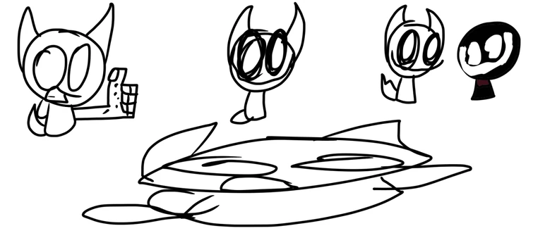 Fuzz the cat Art plus doodles | Fandom