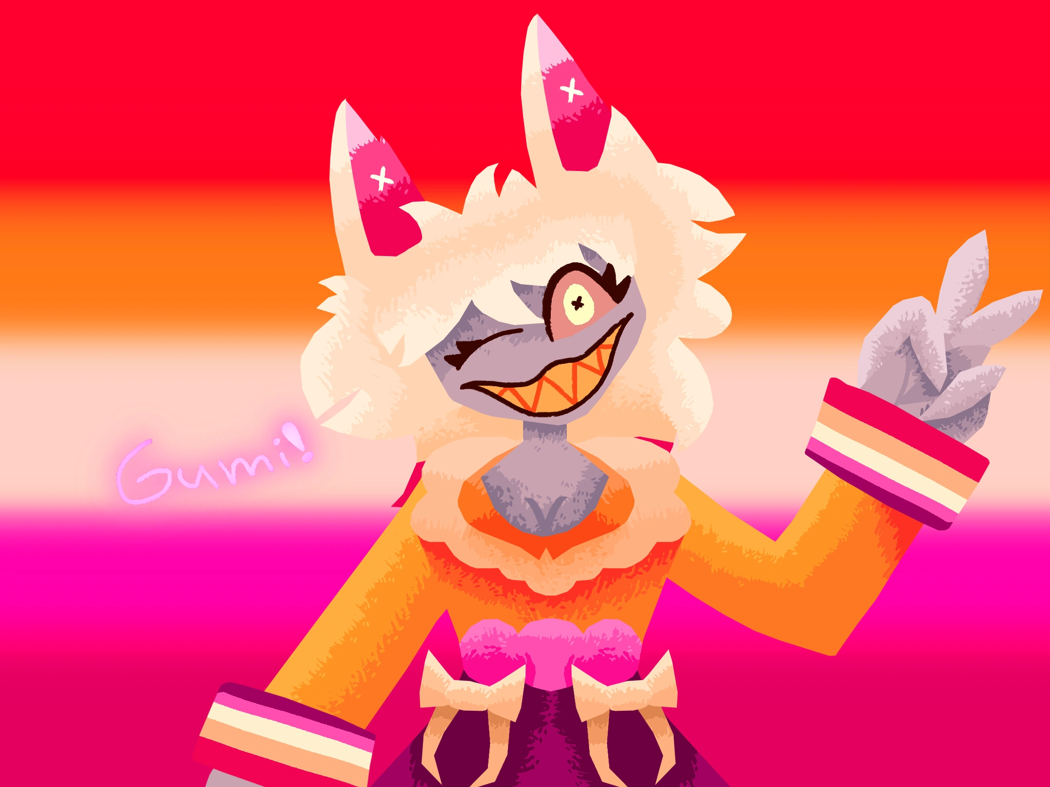 i drew sillyboy’s oc gumi!!!! | Fandom