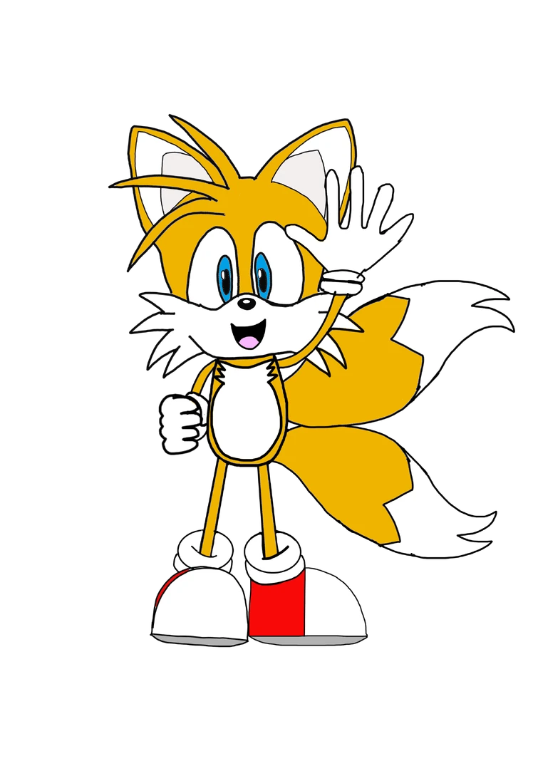 Modern Tails Drawing | Fandom