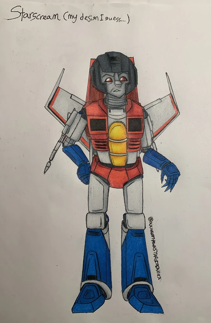 Finished Starscream art | Fandom