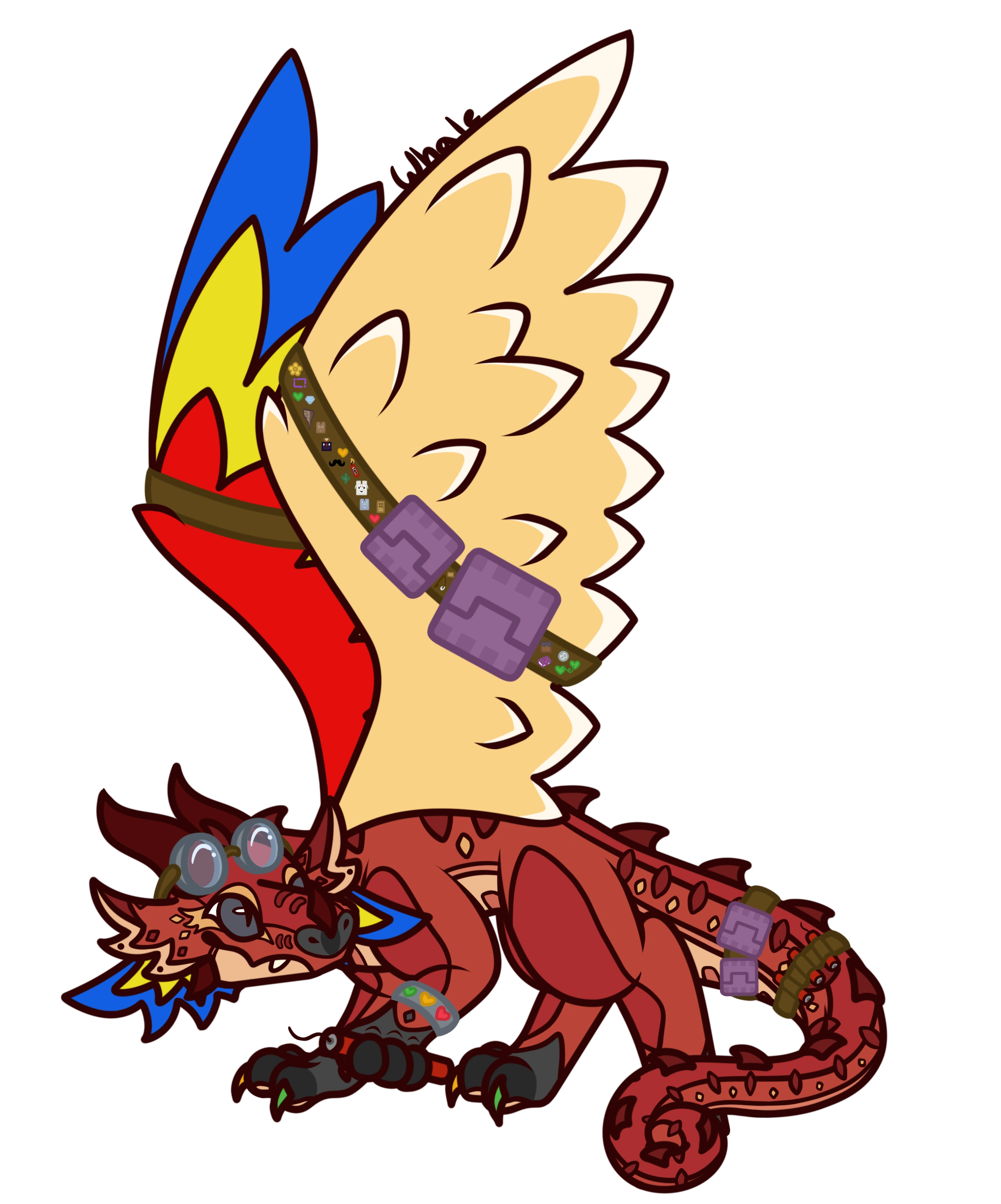 Grian and Scar as dragons | Fandom