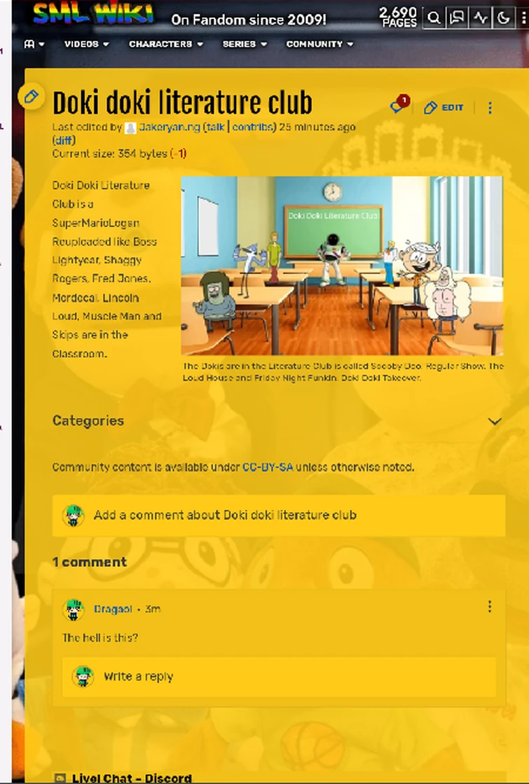 Why is there a doki doki literature club page??? | Fandom