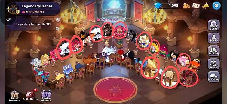 How many members in your guild have a unique greeting? | Fandom