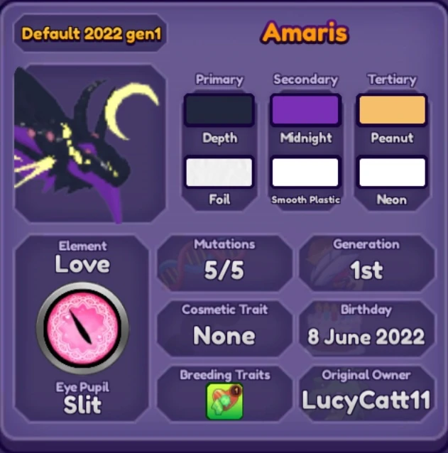 Trading Alatrua and a generation 1 default amaris | Fandom