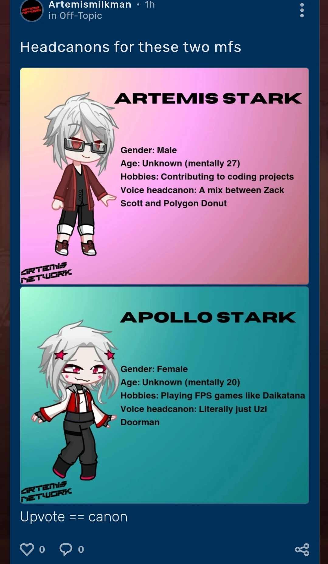 Give them headcanons (repost) | Fandom