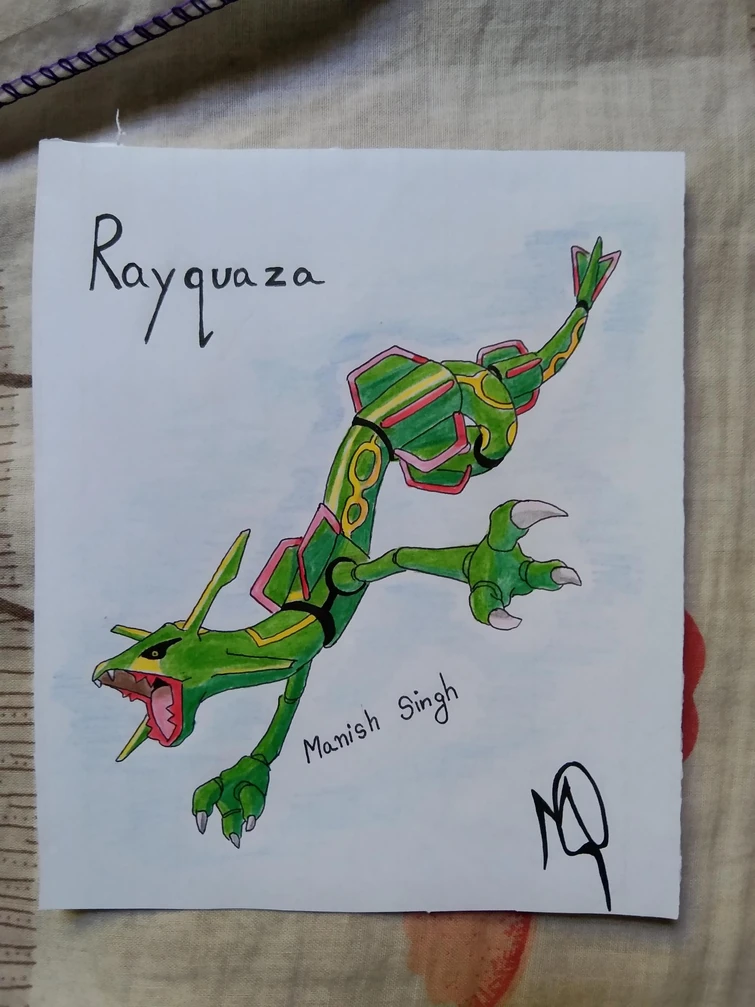 Rayquaza art | Fandom