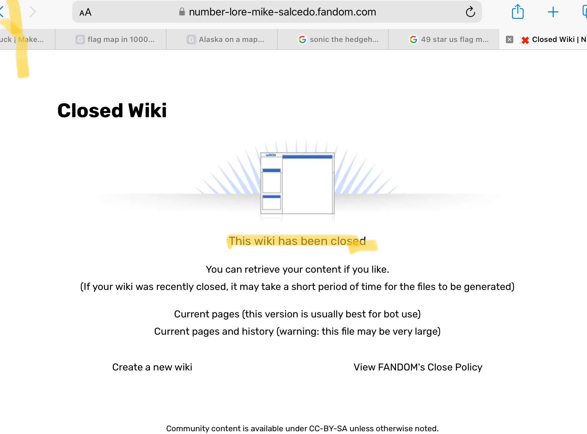The Mike Salcedo Number Lore wiki got Closed! Why? | Fandom