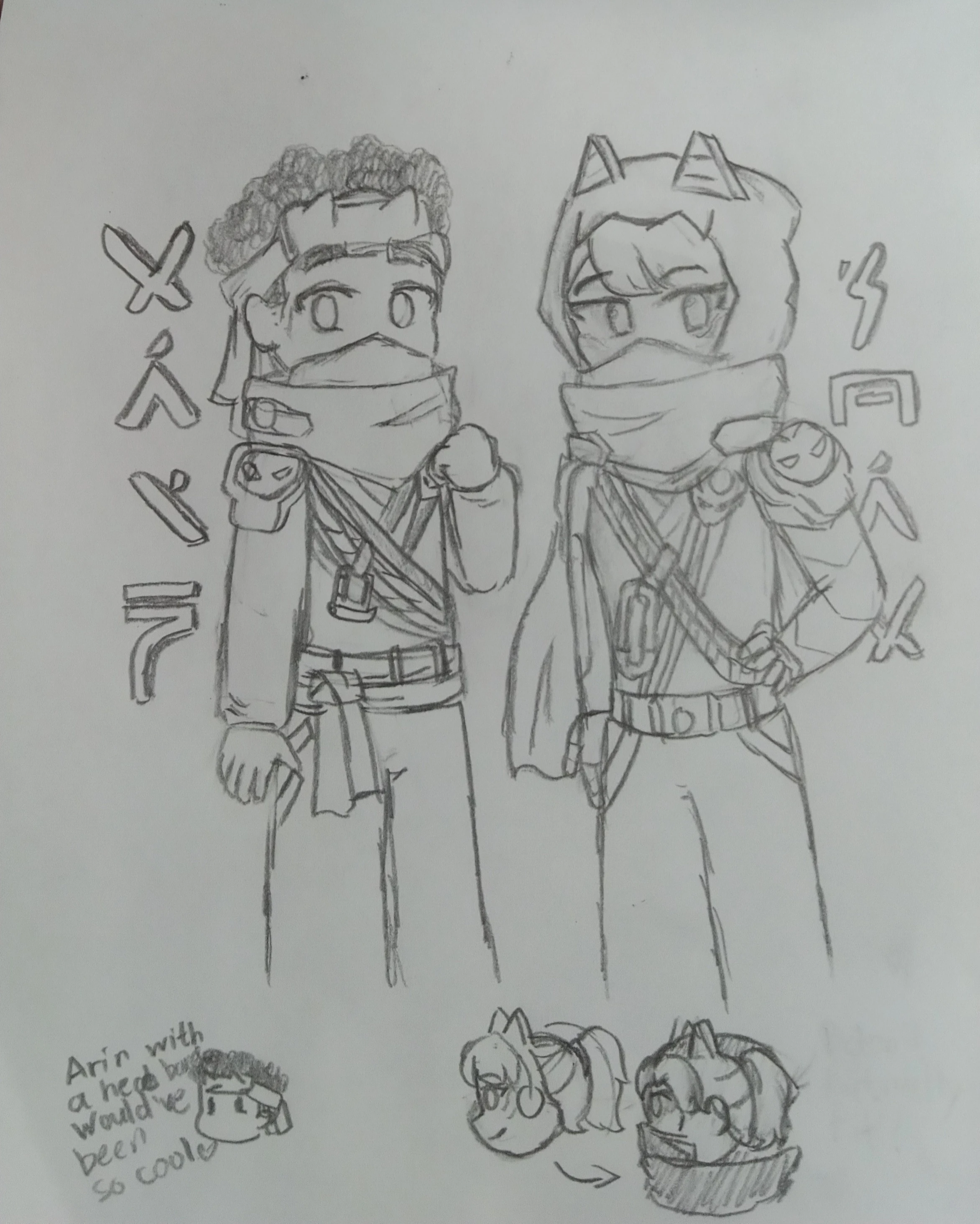 Fanart of Arin and Sora with concept art suits | Fandom