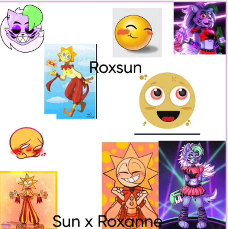 Sun x Roxanne wall paper! | Fandom