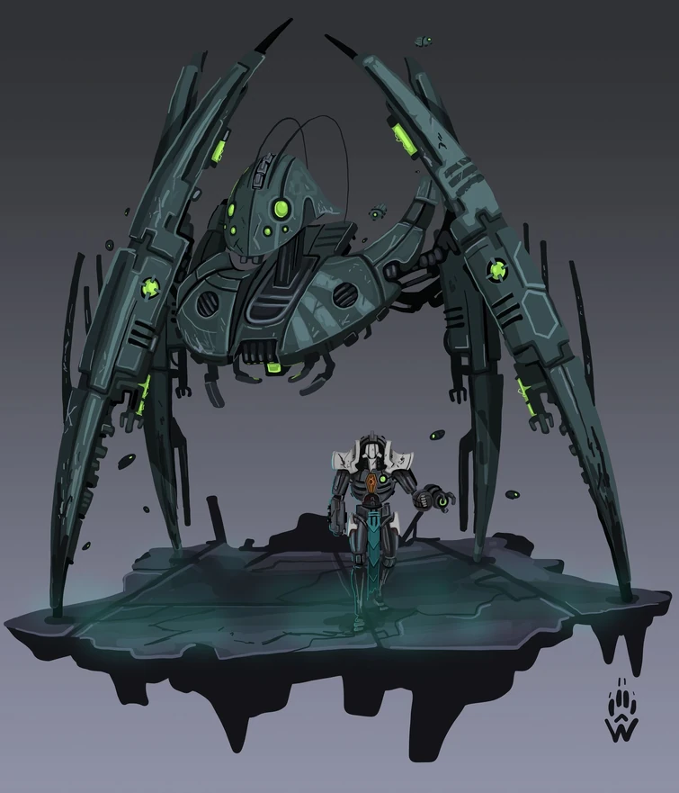 Separatist Necrons[Star Wars/W40K Art Crossover] By Wolfdog-ArtCorner ...