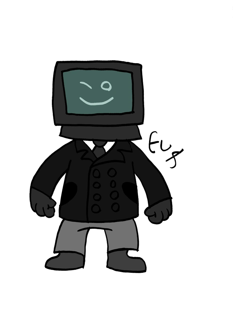 My drawing of TV man | Fandom