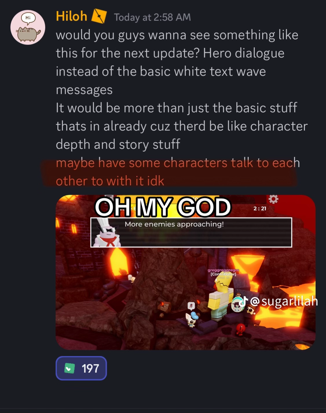 character interactions!? | Fandom