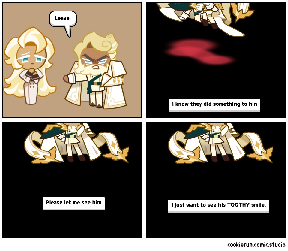 He has his father's fangy grin (suggestions of broken out teeth and jam ...