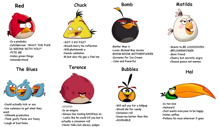 Angry 𝗕𝗜𝗥𝗗𝗦 | Fandom