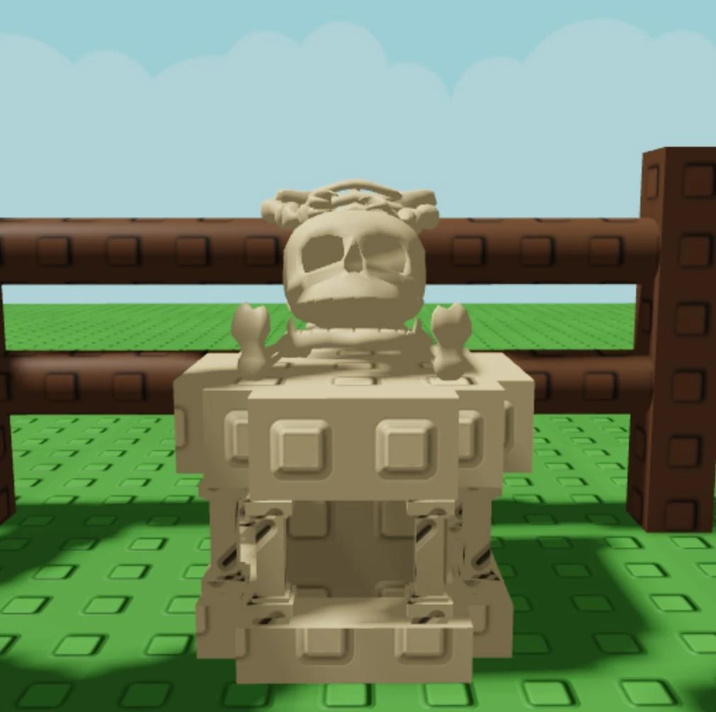 Skeleton Statue Image | Fandom