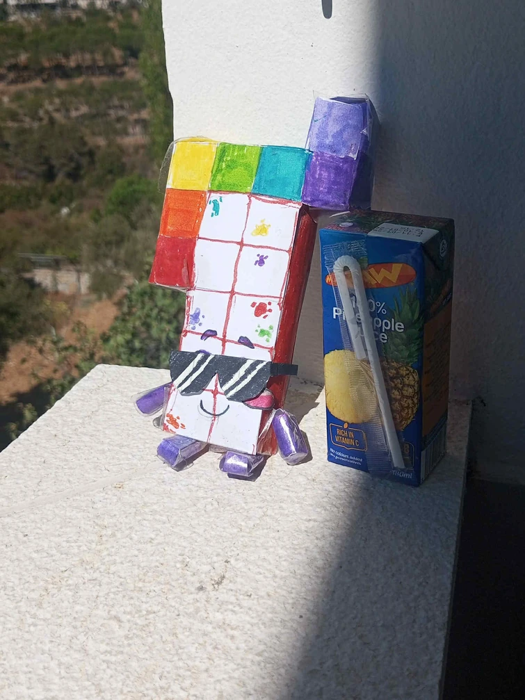 A paper version of numberblock 17 | Fandom