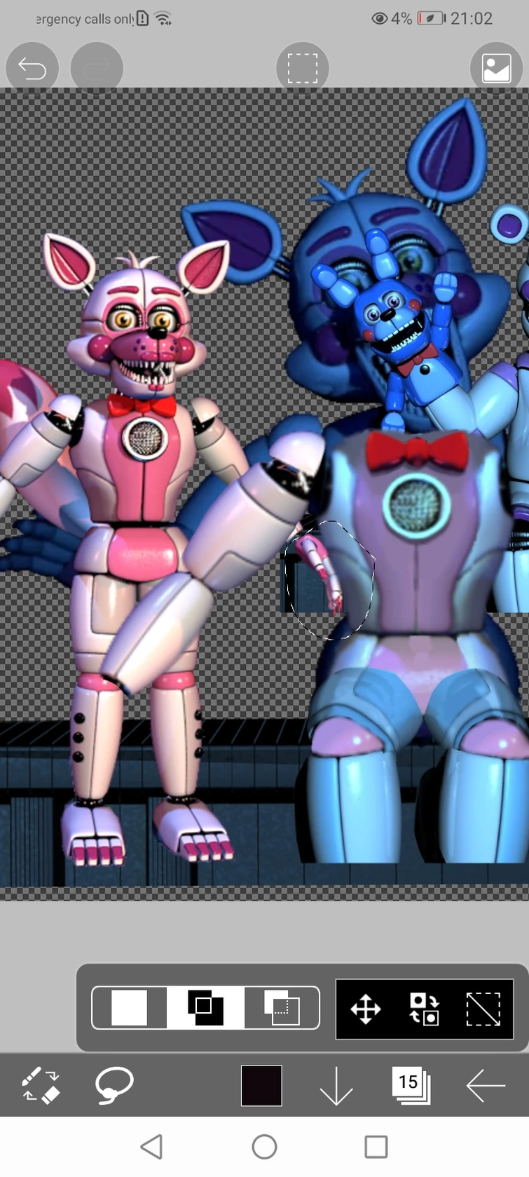 Funtime foxy in parts and services. | Fandom