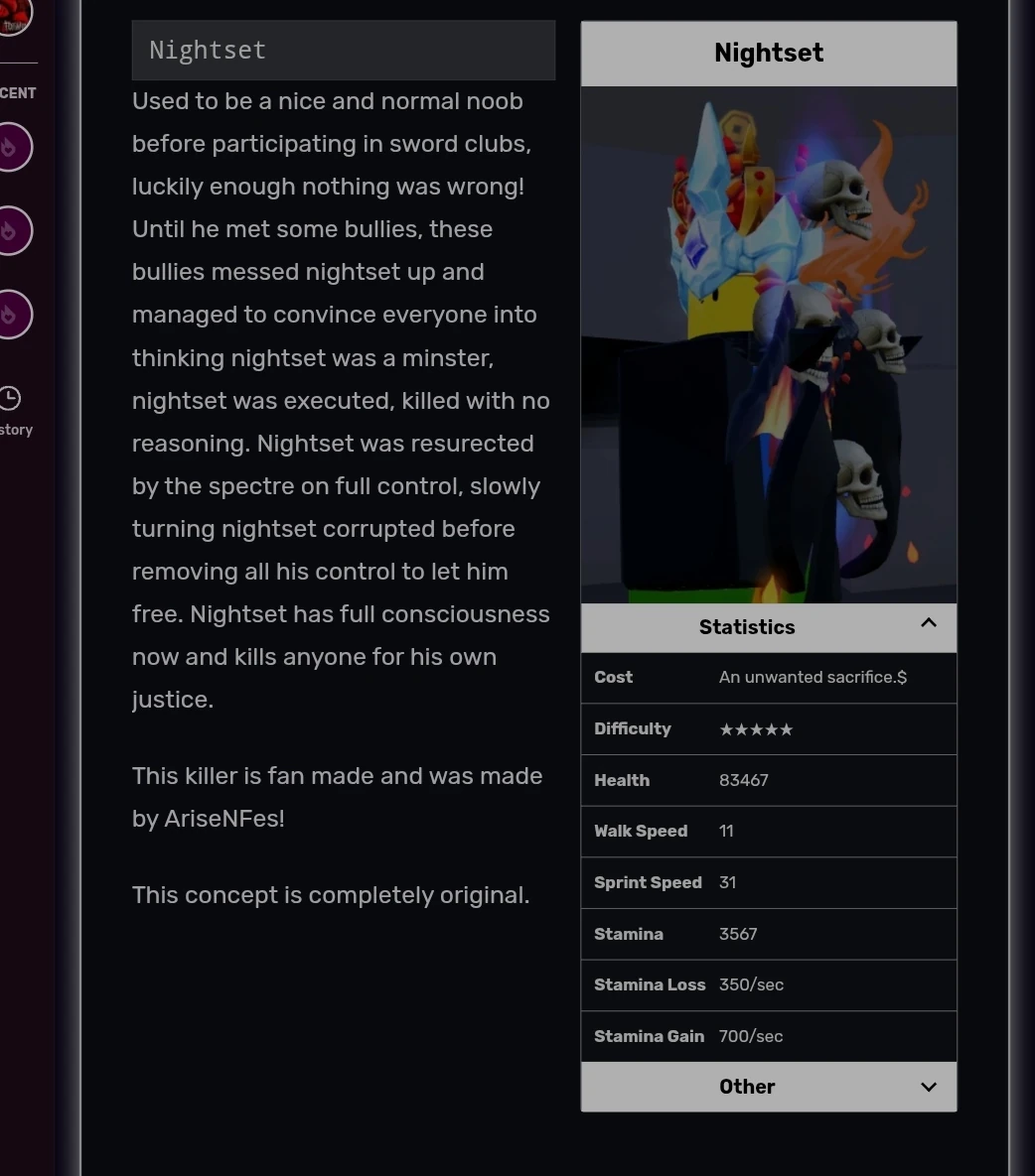 Cool killer concept? Theme in my profile | Fandom
