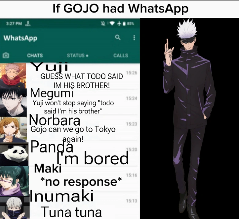 If gojo had WhatsApp | Fandom