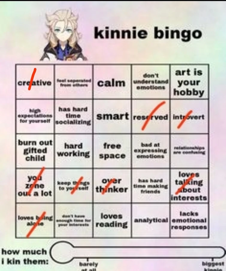 My kinnie bingos | Fandom